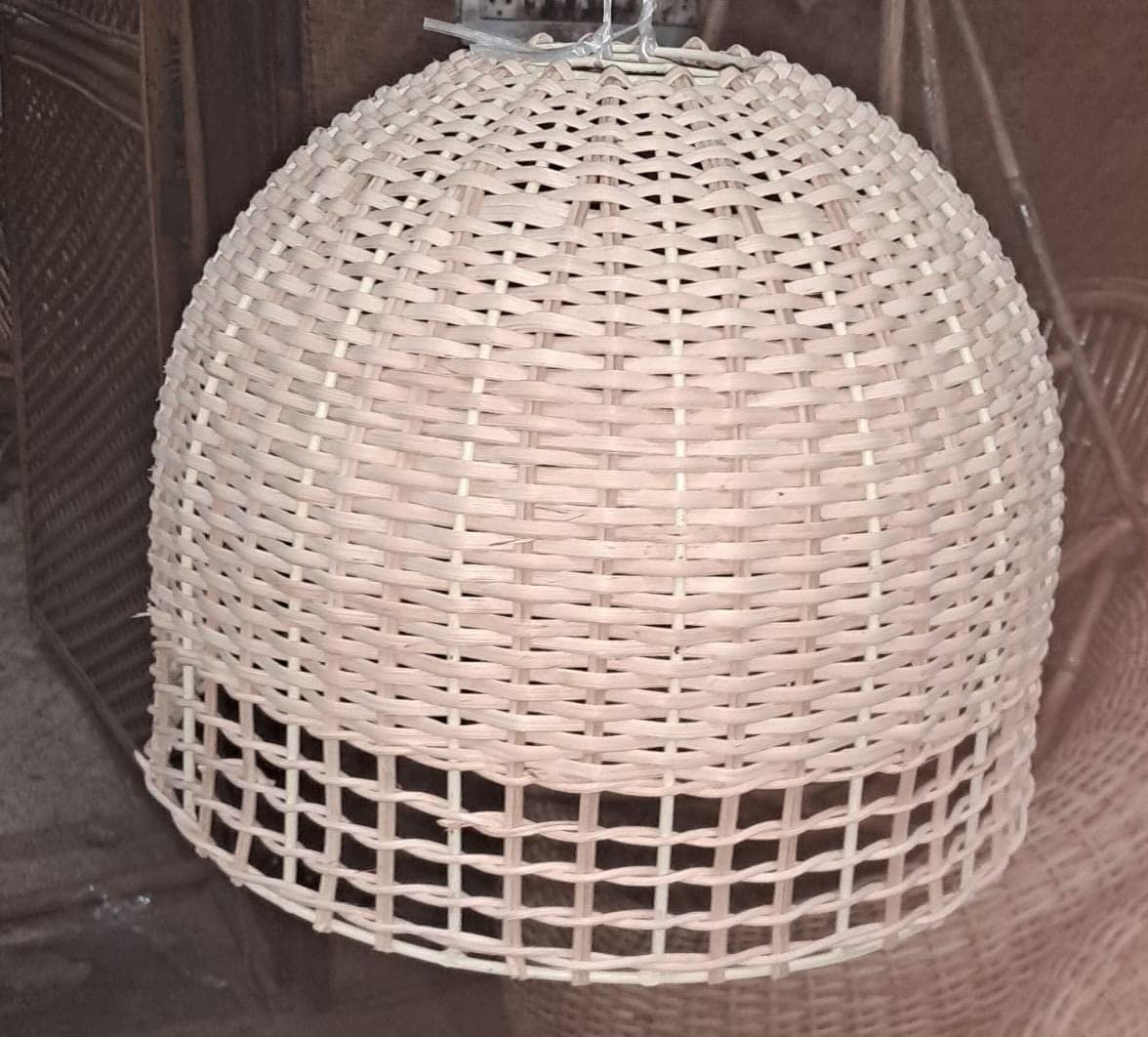 Bamboo Cane Ceiling Light Hanging Lamp Shade, Indoor Outdoor Lighting ...