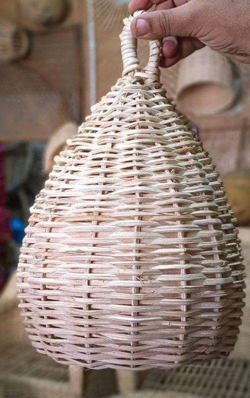 Bamboo Cane Bird nest,chidiya ka ghosla for Birds,Balcony Birds,Birds ...